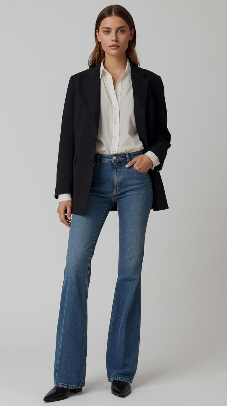 Bootcut Jeans Outfit: 15 Chic & Modern Styles to Try Now