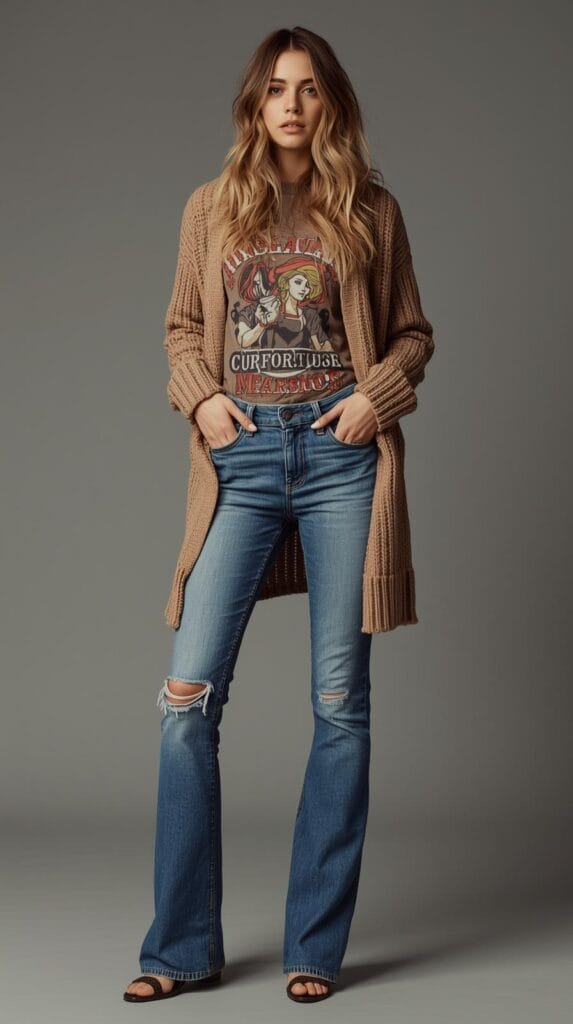 Bootcut Jeans Outfit: 15 Chic & Modern Styles to Try Now